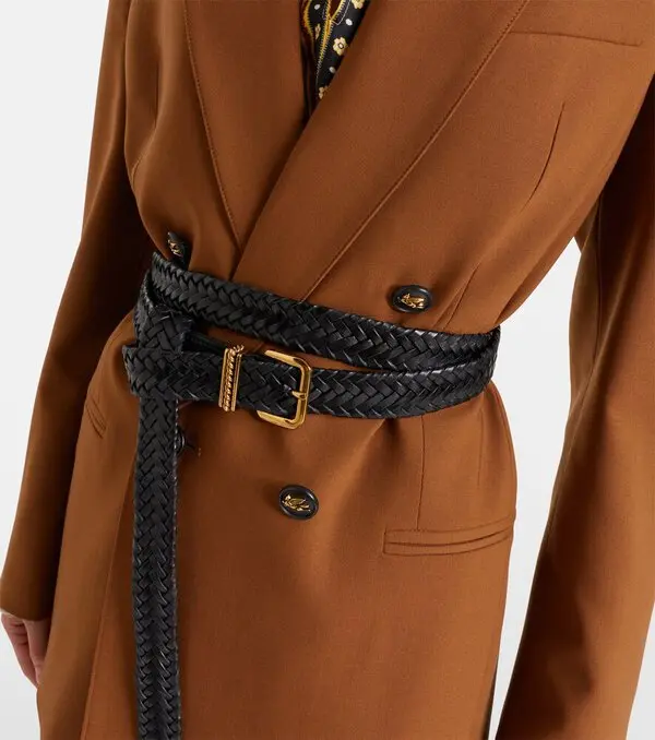 Etro Woven Leather Belt