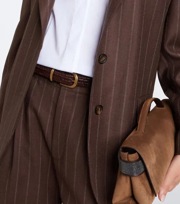 Brunello Cucinelli Woven Leather Belt