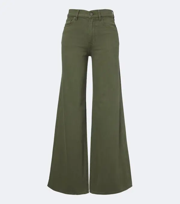 Veronica Beard Kasey Flared Jeans - Green