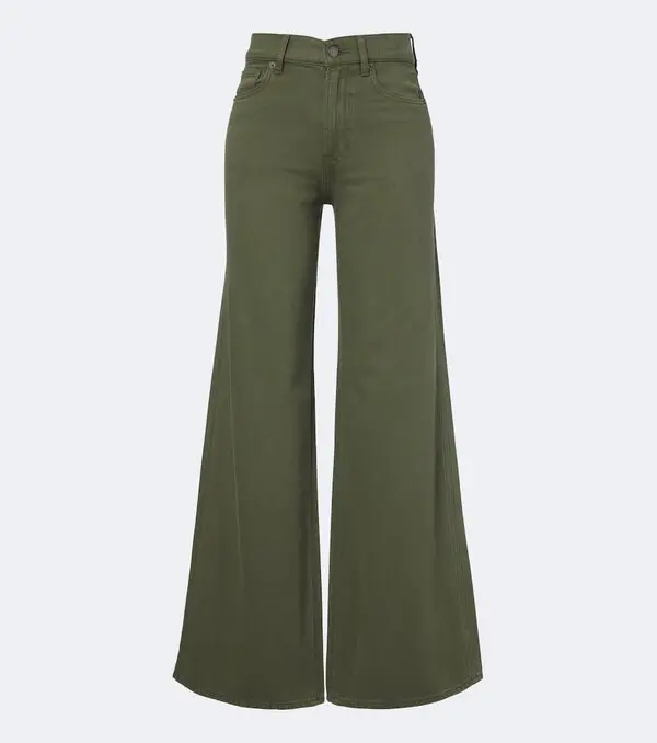 Veronica Beard Kasey Flared Jeans - Green
