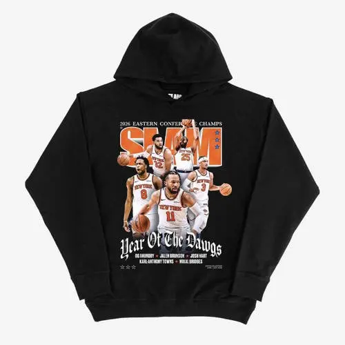 SLAM Starting Five New York Knicks 2026 Nba Eastern Conference Champions Cover Hoodie - Black