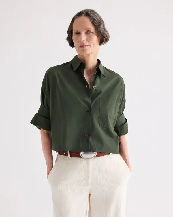 TWP Next Ex Shirt In Superfine Cotton Shirting - Rosen