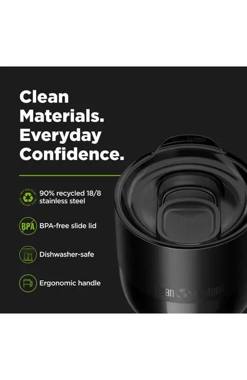 KLEAN KANTEEN 12oz Rise Mug With Slide Lid
