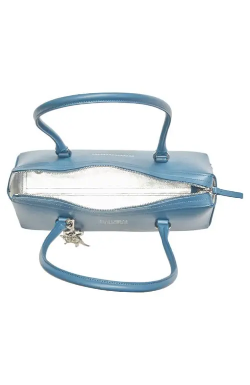 MAISON MARGIELA Medium New Bauletto Leather Shoulder Bag - Petrol
