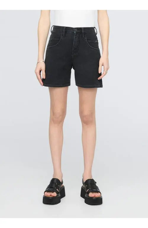 DUER Stretch Canvas High Rise Relaxed Short - Black