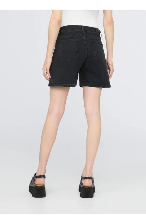 DUER Stretch Canvas High Rise Relaxed Short - Black