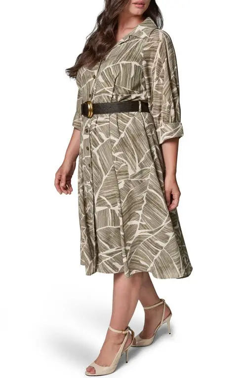 Donna Karan New York Printed Shirtdress