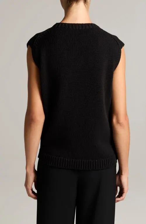 Vince Asymmetric Crewneck Sweater Vest