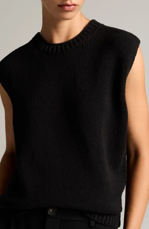 Vince Asymmetric Crewneck Sweater Vest