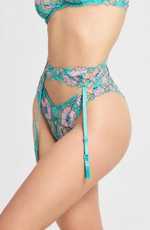 SAVAGE X FENTY Floral Lace Garter Belt