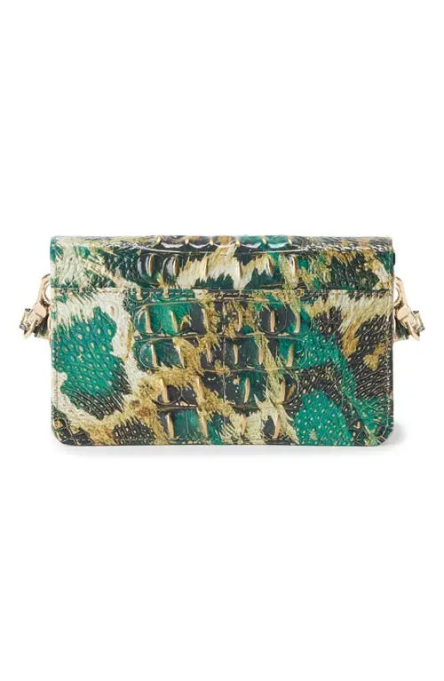 Brahmin Minuette Croc Embossed Leather Crossbody Bag