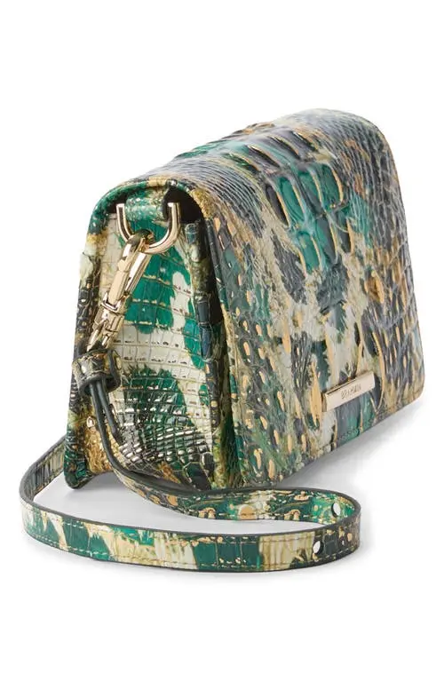 Brahmin Minuette Croc Embossed Leather Crossbody Bag