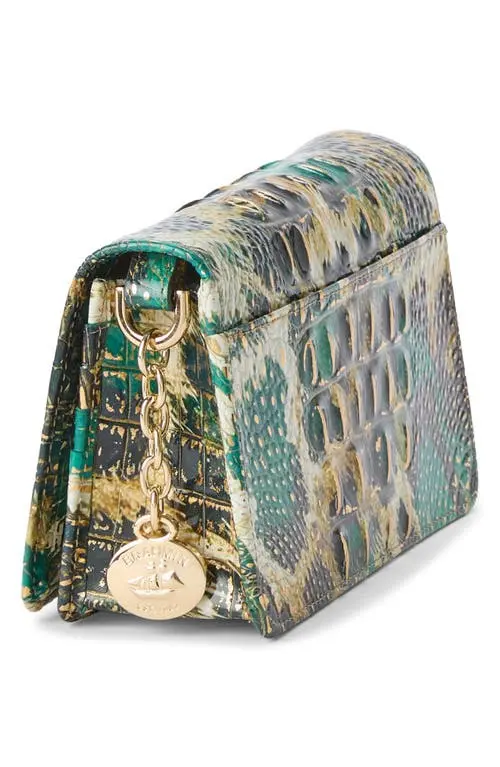 Brahmin Minuette Croc Embossed Leather Crossbody Bag