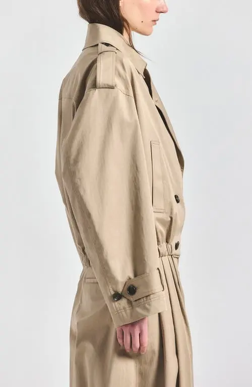 Derek Lam 10 Crosby Emilio Stretch Cropped Trench Jacket
