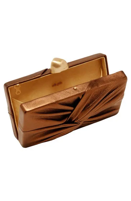 Cult Gaia Lisse Leather Clutch