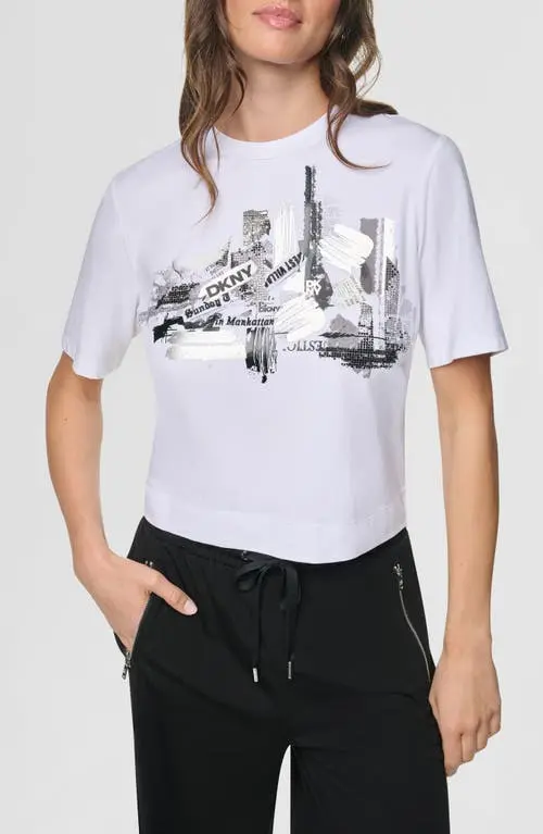 Dkny Graphic Stud T-shirt