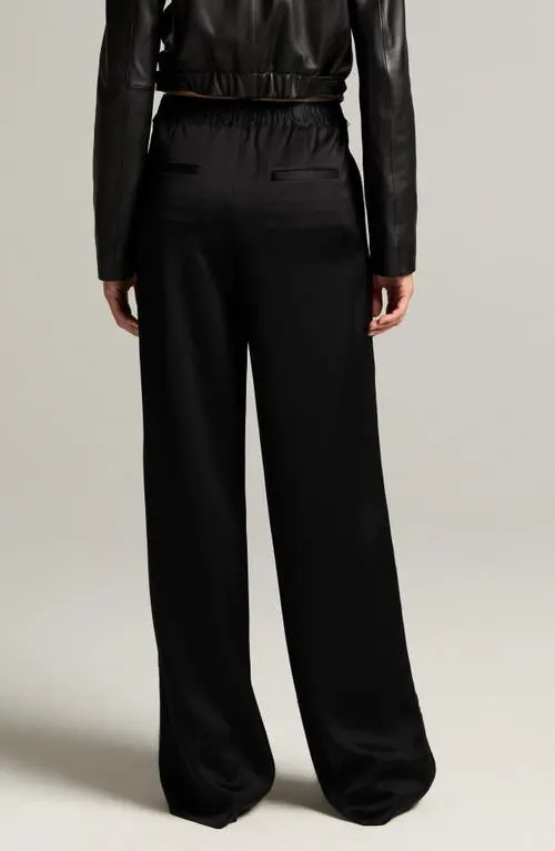Vince Lace Trim Satin Pants