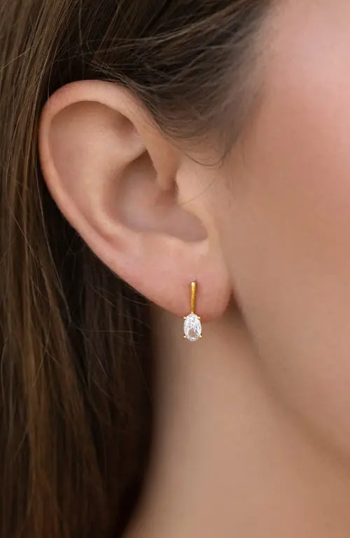 GIRLS CREW Cancun Oval Bar Stud Earrings