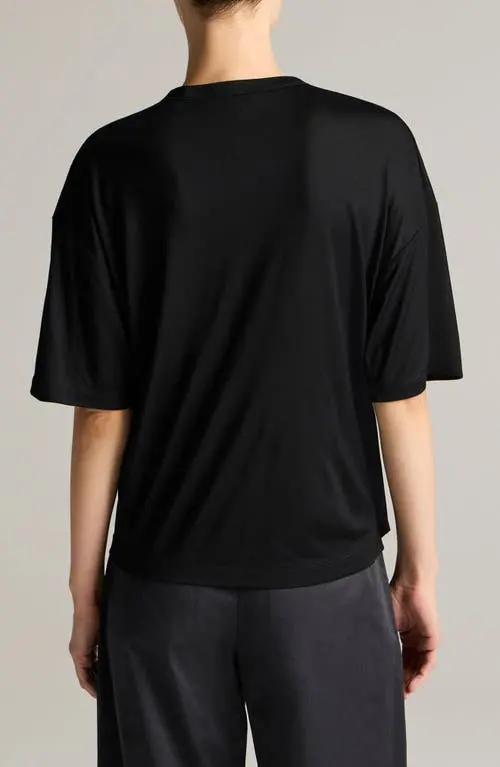 Vince Relaxed Crewneck Modal & Silk T-shirt