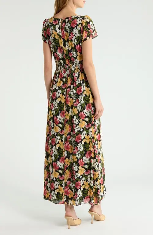 REFORMATION Drusilla Floral Print Maxi Dress