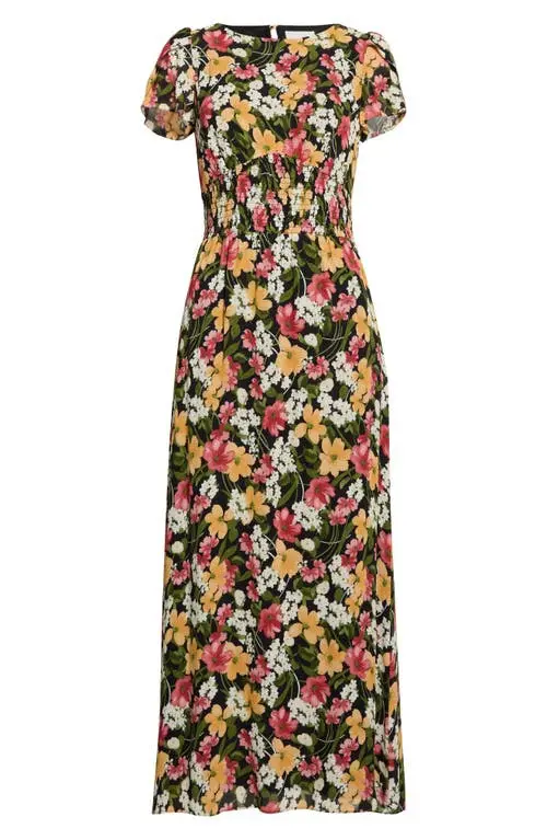REFORMATION Drusilla Floral Print Maxi Dress