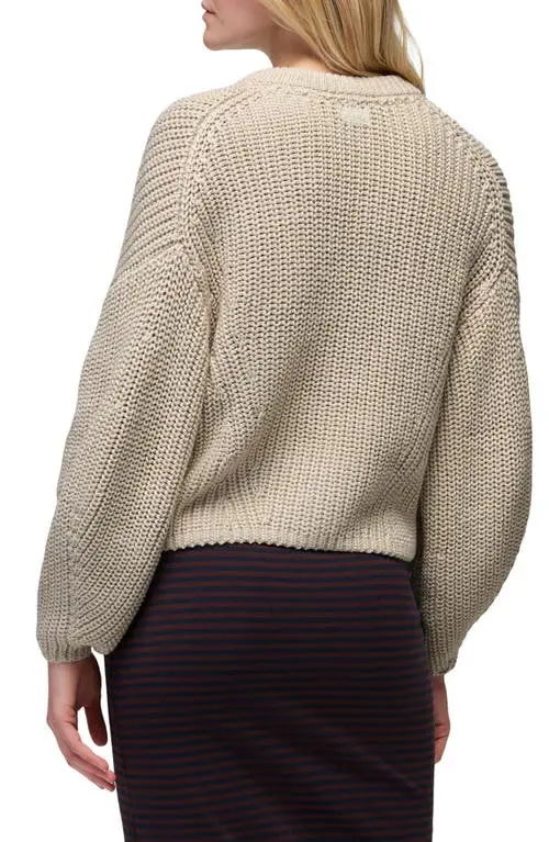 Prana Sunday River Short Cardigan - Beach Pebble