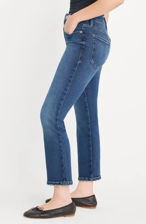 Good American Petite High Waist Straight Leg Jeans
