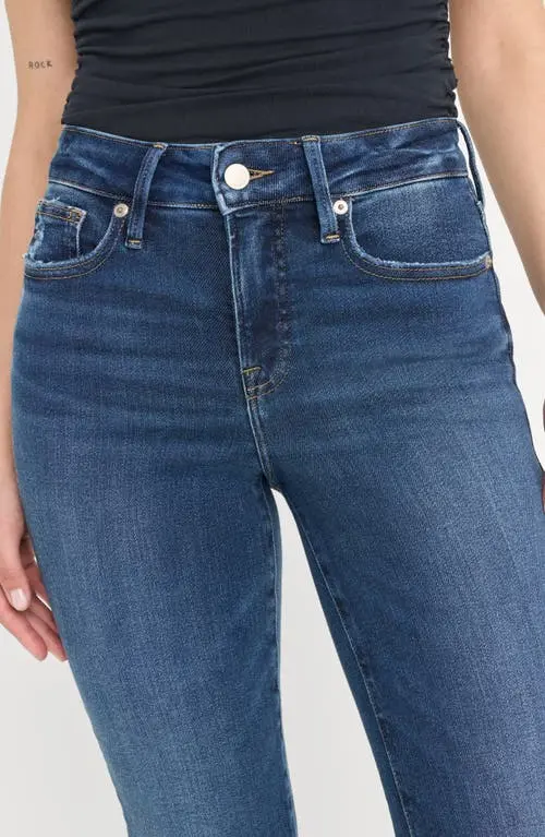 Good American Petite High Waist Straight Leg Jeans