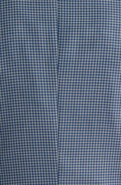 BOSS Hutson Slim Fit Microcheck Virgin Wool Sport Coat - Dark Blue