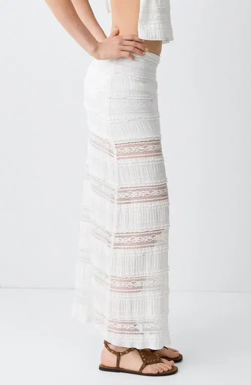 Mango Lace Maxi Skirt