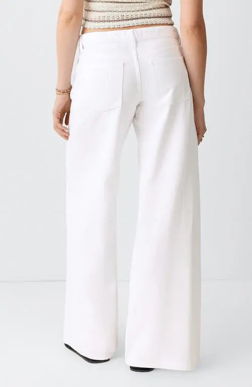 Mango Low Waist Wide Leg Jeans