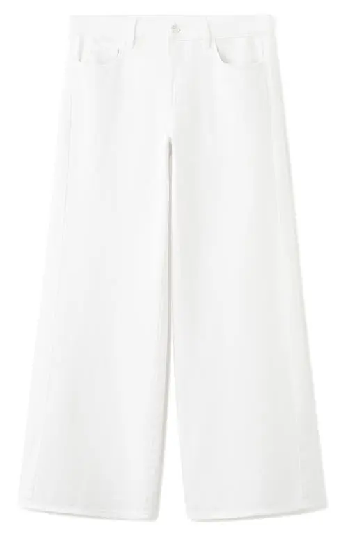Mango Low Waist Wide Leg Jeans