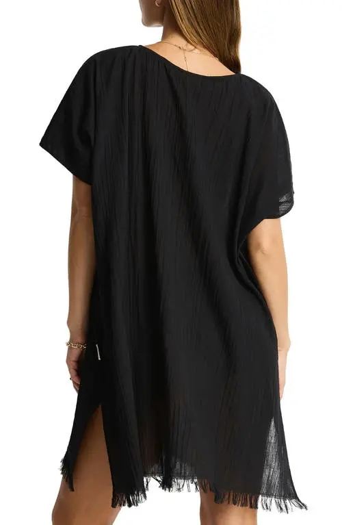 SEA LEVEL Salt Kaftan Cover-up