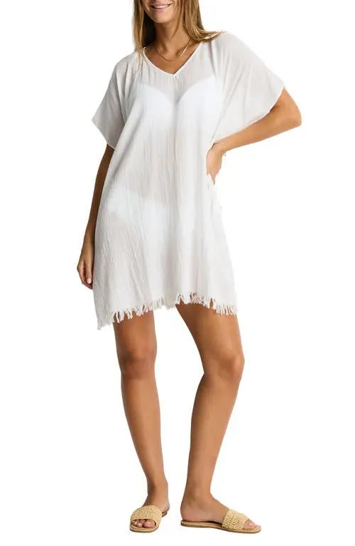 SEA LEVEL Salt Kaftan Cover-up - White