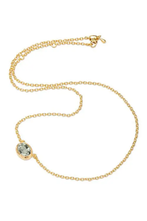 ELOISE JEWELRY Ellipse Necklace . Handmade