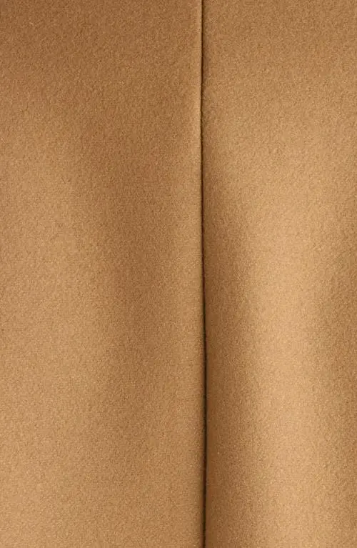 Balenciaga Pressed Wool Blend Melton Coat