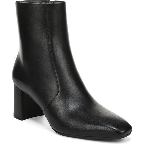 Vince Tegan Leather Bootie - Black