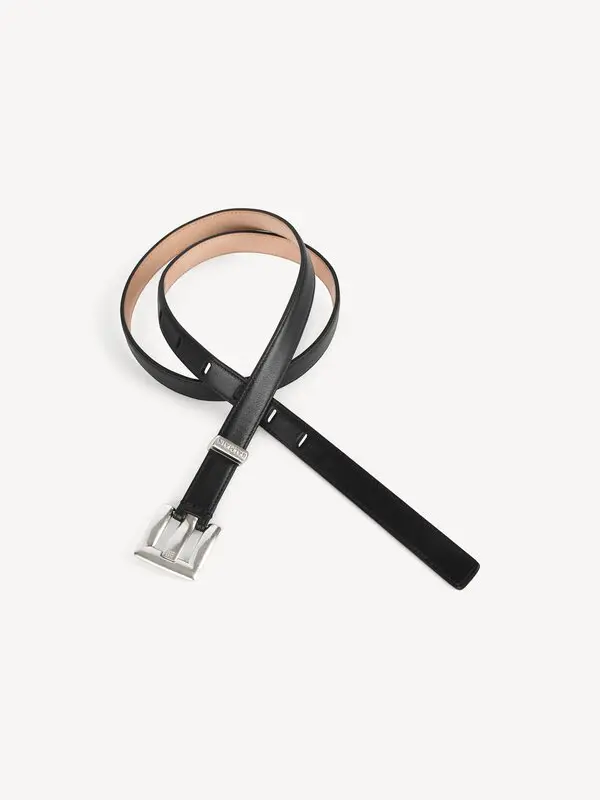 Balmain Anthem Smooth Leather Belt
