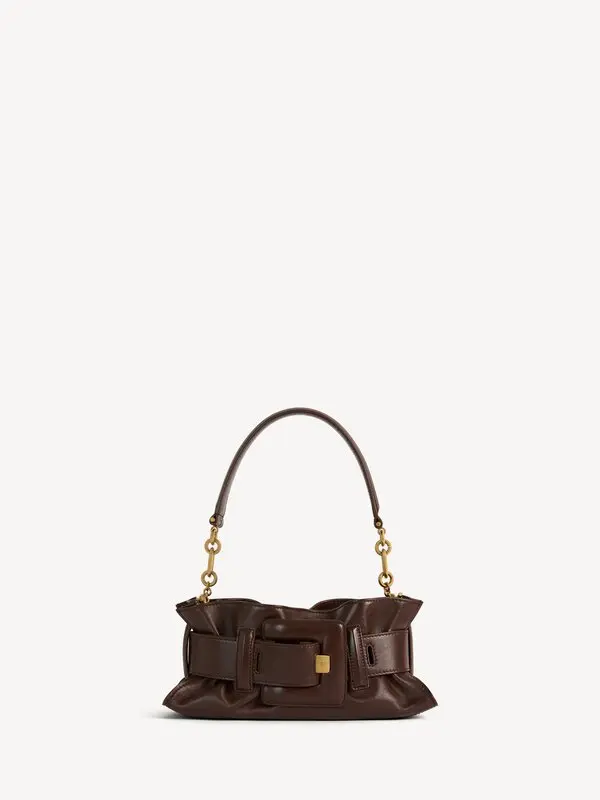 Balmain Anthem Mini Bag In Smooth Leather