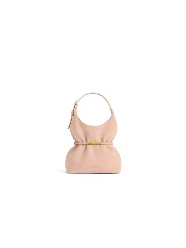 Balmain Sphynx Mini Bag In Suede - Pink