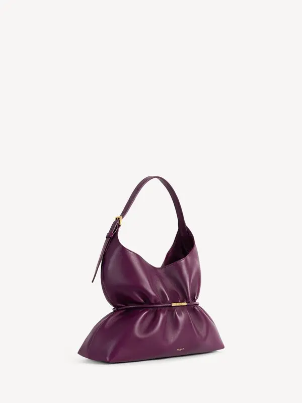 Balmain Sphynx" Medium Leather Bag - Purple