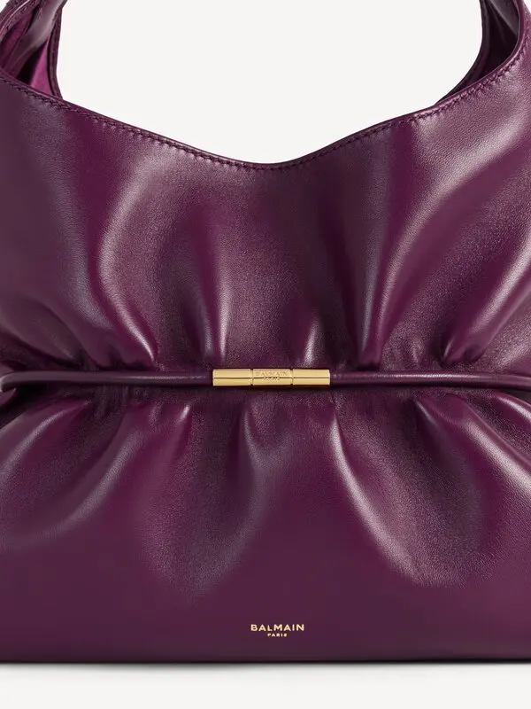Balmain Sphynx" Medium Leather Bag - Purple