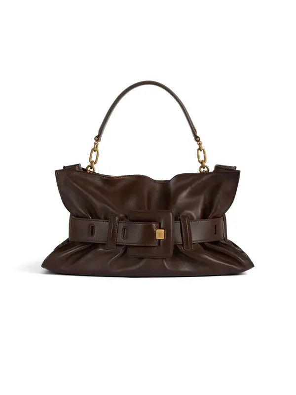 Balmain Anthem Medium Bag In Smooth Leather