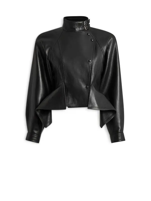 Balmain Lambskin Pilot Jacket