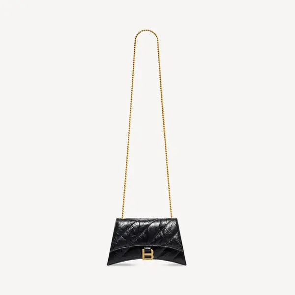 Balenciaga Crush Chain Bag Xs - Black