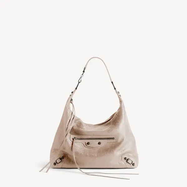 Balenciaga Le City Hobo Bag Medium - Beige