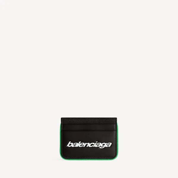 Balenciaga Biker Card Holder - Black
