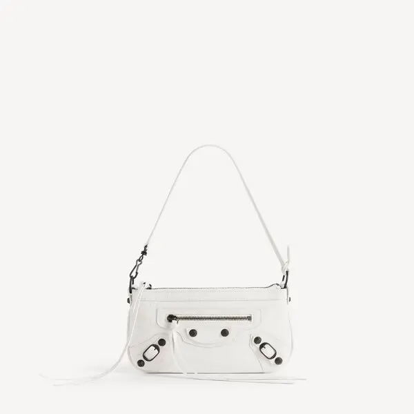 Balenciaga Le City Pouch On Strap - White