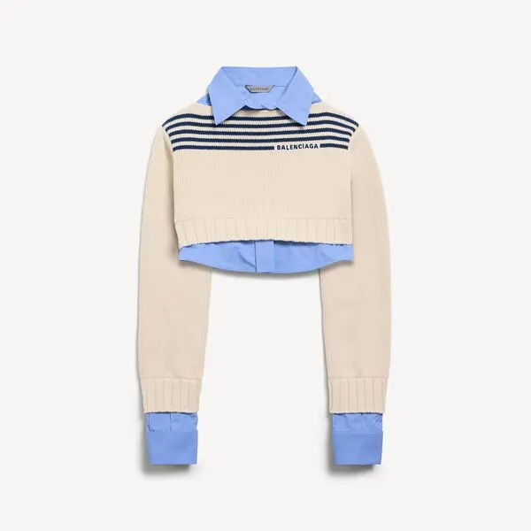 Balenciaga Hybrid Jumper - Blue