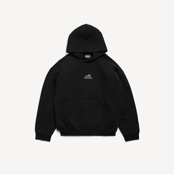 Balenciaga Bodies Medium Fit Hoodie - Black